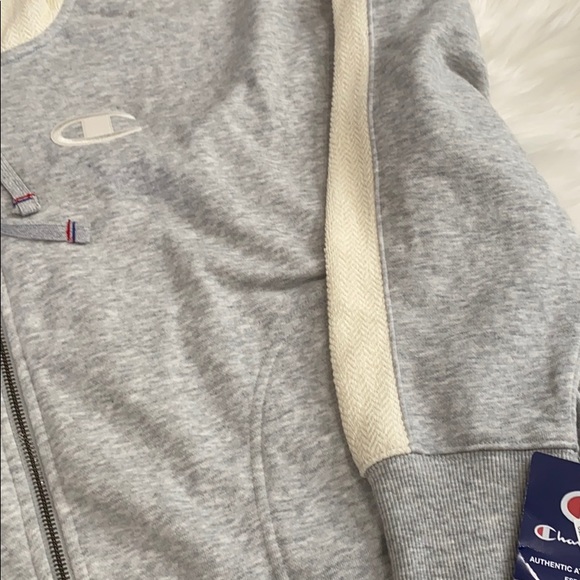 Champion | Tops | Champion Heritage Herringboneaccent Zip Hoodie | Poshmark